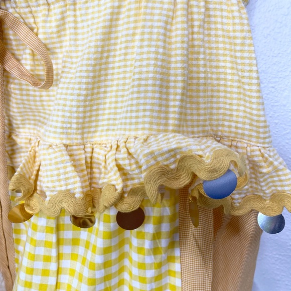 Innika Choo | Dresses | Innika Choo Biigdress Maxi Dress Yellow Gingham ...